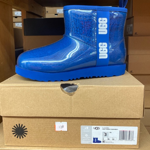 UGG | Shoes | Ugg Kids Classic Clear Mini Ii Classic Blue | Poshmark